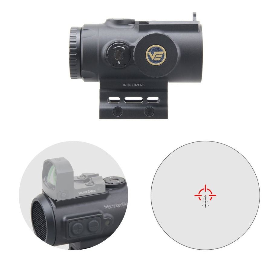 Vector Optics SCPS-M04 Paragon 4x24 Micro Prism Tüfek Dürbünü | Vector ...